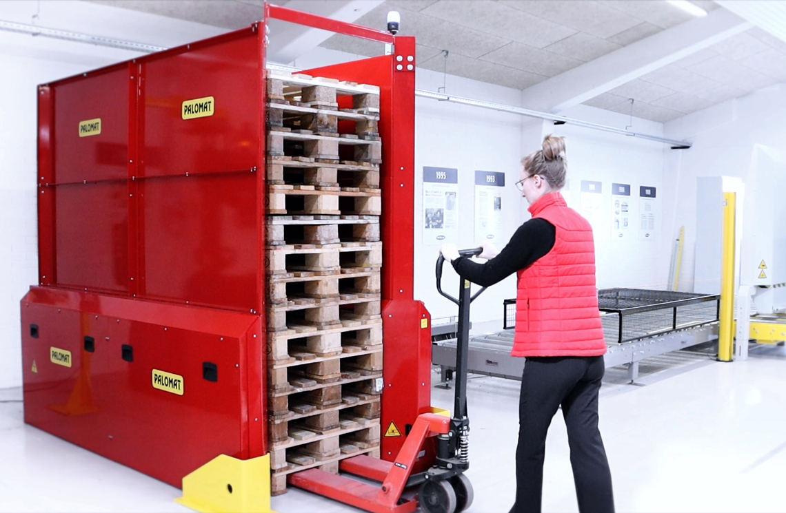 PALOMAT Double Up | Pallet magazine for 1+1 pallet two in a line