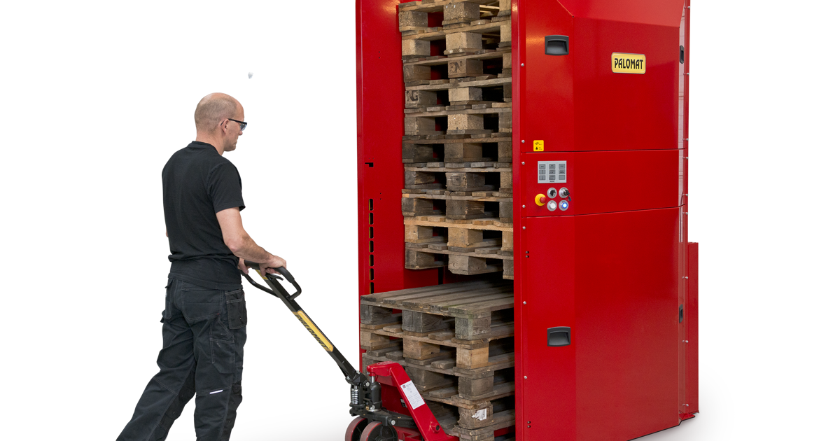Pallet magazine PALOMAT 5 | For semi-automatic stacking/destacking