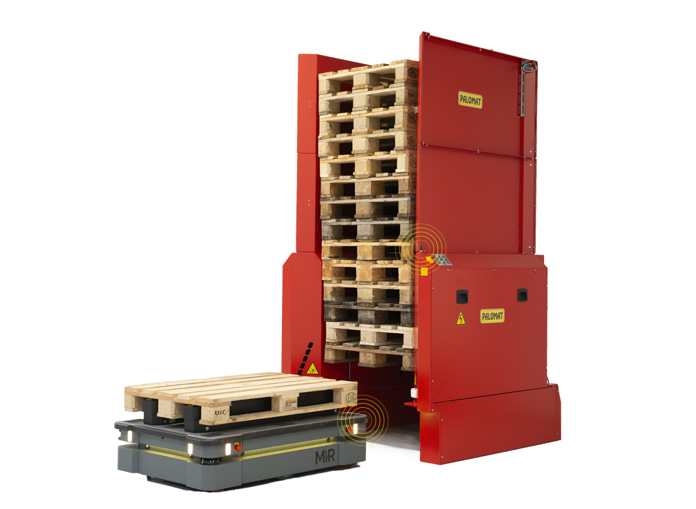 PALOMAT® AMR | Efficient cooperation with MiR mobile robots