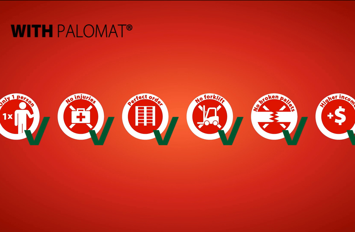PALOMAT Stand Alone | Pallet magazines for automatic pallet handling