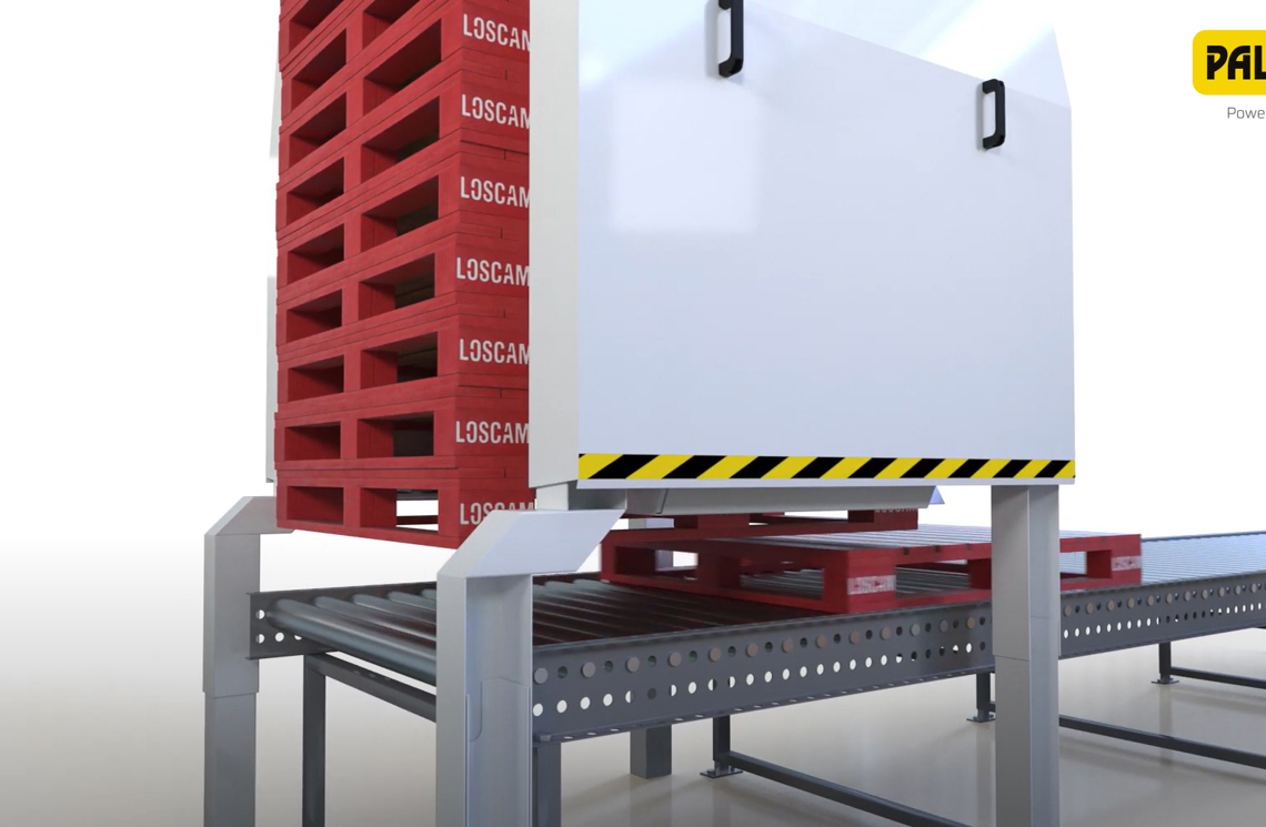 PALOMAT Inline | Pallet magazine for integration in produktion lines
