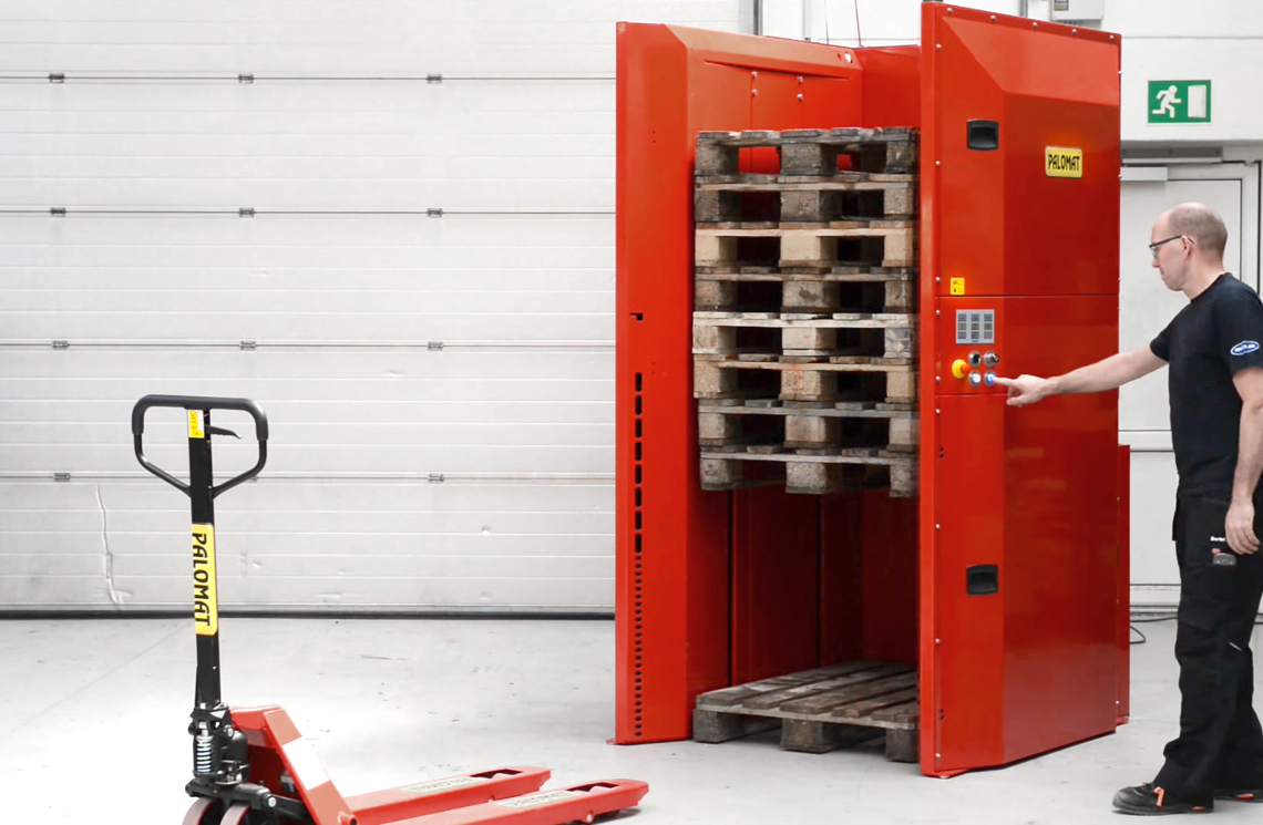 Pallet magazine PALOMAT 5 | For semi-automatic stacking/destacking
